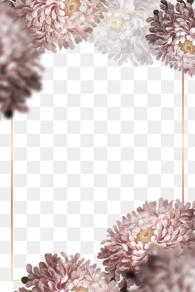 Gold frame aster border brown | Free Photo - rawpixel