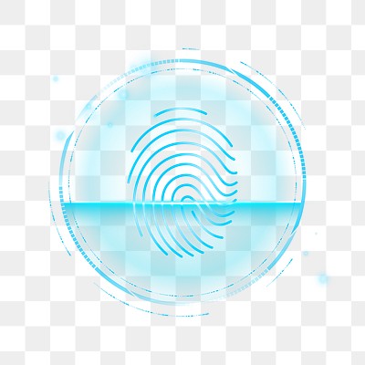 Fingerprint biometric scan png cyber | Premium PNG Sticker - rawpixel