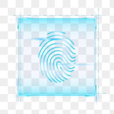 Fingerprint biometric scan png cyber | Premium PNG Sticker - rawpixel