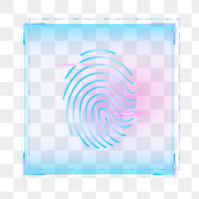 Fingerprint biometric scan png cyber | Premium PNG Sticker - rawpixel