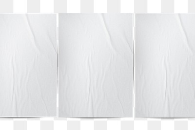 Blank posters mockup png transparent | Premium PNG Sticker - rawpixel