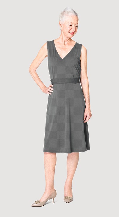 Midi dress png mockup transparent | Free PNG - rawpixel
