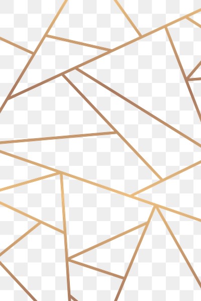 Gold geometric triangle pattern png | Free PNG - rawpixel