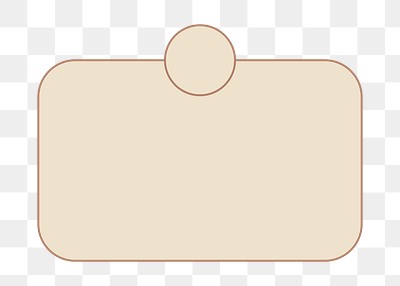 Notification box png frame, minimal | Free PNG - rawpixel