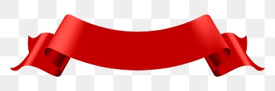 Red Ribbon PNG, transparent label | Premium PNG Sticker - rawpixel