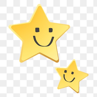 Stars png smiling sticker collage | Premium PNG Sticker - rawpixel