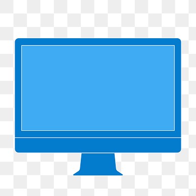 Blue computer desktop png sticker, | Premium PNG Sticker - rawpixel