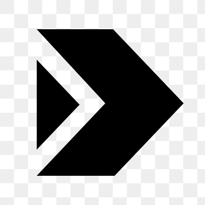 Double arrow png icon, black | Premium Icons Sticker - rawpixel