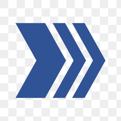 Double arrow png icon, blue | Premium Icons Sticker - rawpixel