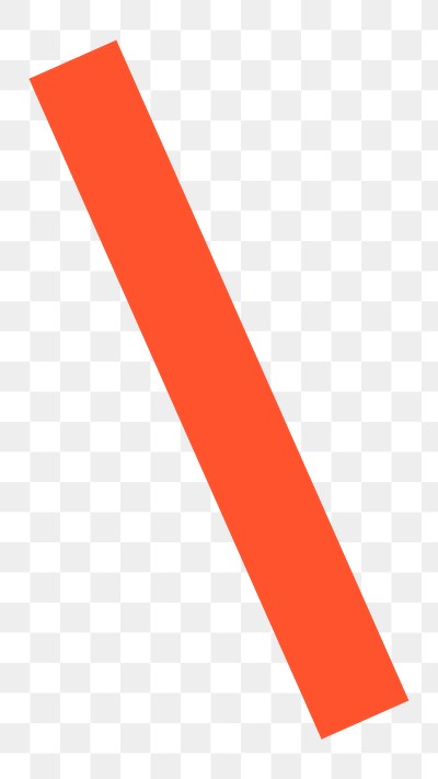 Red line shape png sticker | Premium PNG Sticker - rawpixel