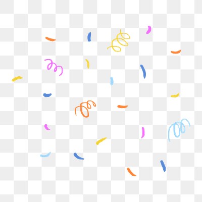 Colorful confetti png sticker, drawing | Premium PNG Sticker - rawpixel