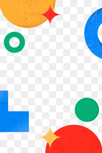 Abstract shapes png border frame, | Premium PNG - rawpixel