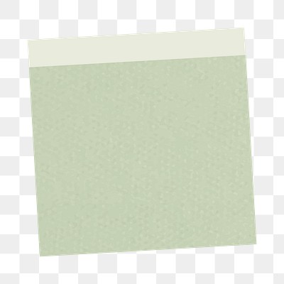 Sage green notepaper journal sticker | Premium PNG Sticker - rawpixel
