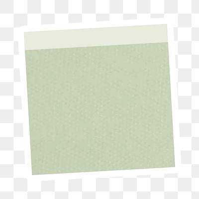 Sage green notepaper journal sticker | Premium PNG Sticker - rawpixel