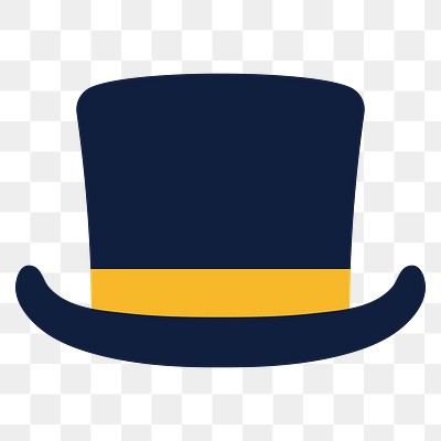 Top hat photo booth design | Premium PNG Sticker - rawpixel