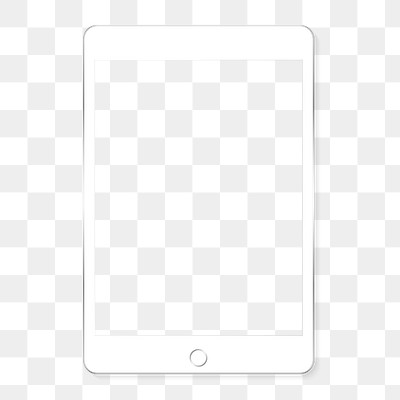 White tablet screen mockup transparent | Premium PNG - rawpixel