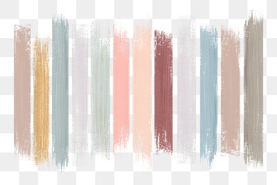 Brush strokes neutral collection transparent | Premium PNG - rawpixel