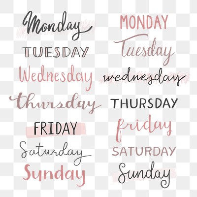 Png everyday lettering transparent background | Premium PNG - rawpixel