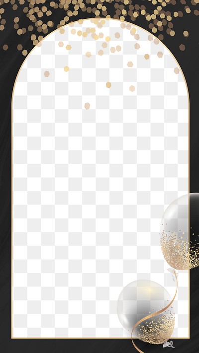 Golden rectangle balloons frame design | Premium Vector - rawpixel