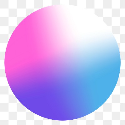 Colorful round gradient element transparent | Premium PNG Sticker ...