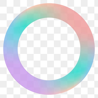 Colorful ring gradient element transparent | Premium PNG - rawpixel