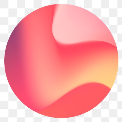 Colorful round gradient element transparent | Premium PNG Sticker ...