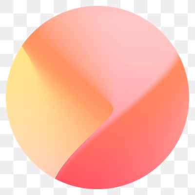 Colorful round gradient element transparent | Premium PNG Sticker ...