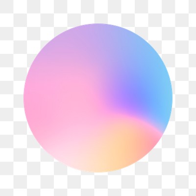 Colorful round gradient element transparent | Premium PNG Sticker ...