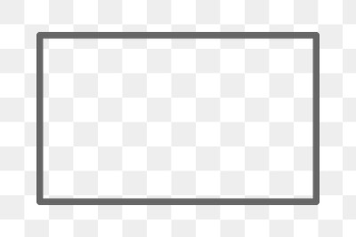 Stroke rectangle geometric shape transparent | Premium PNG - rawpixel
