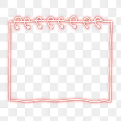 Pink neon paper note transparent | Premium PNG - rawpixel