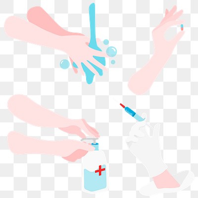 Virus spread prevention design element | Premium PNG - rawpixel