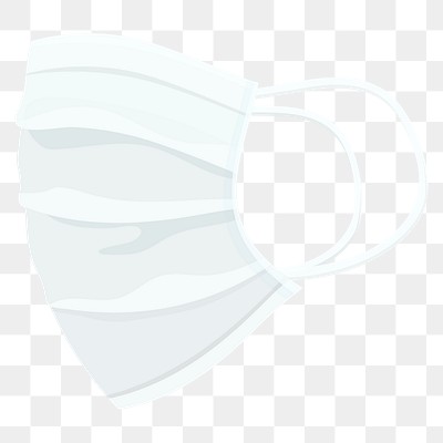 Surgical face mask element transparent | Free PNG Sticker - rawpixel
