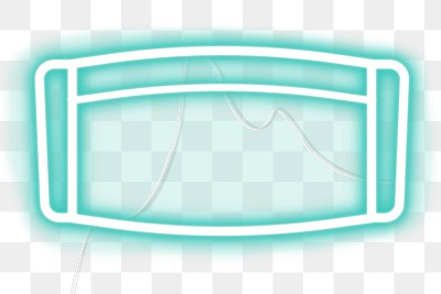 Green medical mask neon sign | Free PNG Sticker - rawpixel