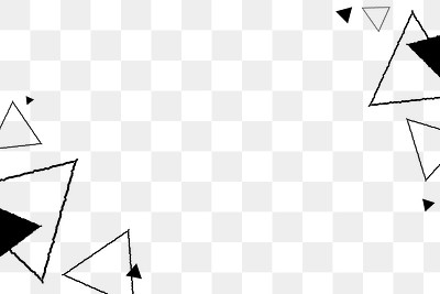 Abstract geometric triangles background design | Premium PNG - rawpixel
