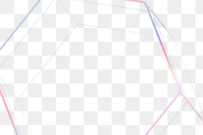 Pink geometric png hexagonal prism | Premium PNG - rawpixel