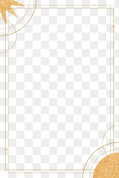 Gold sun moon frame design | Premium PNG - rawpixel