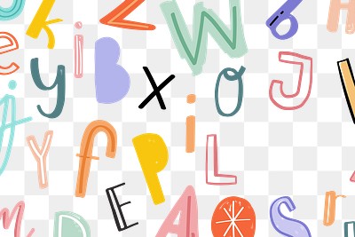Hand drawn doodle alphabet typography | Premium Vector - rawpixel