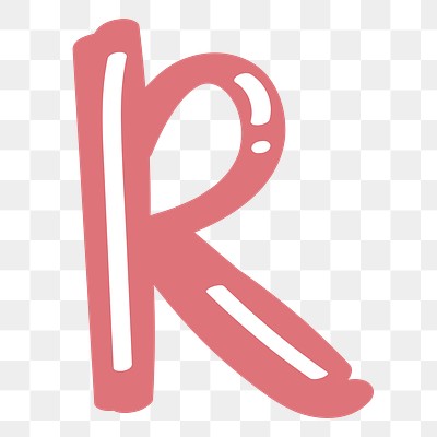 Letter R png doodle font | Free PNG Sticker - rawpixel