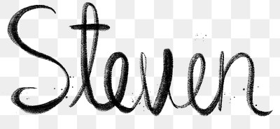 Steven hand drawn font png | Premium PNG - rawpixel