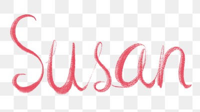 Susan png script calligraphy font | Premium PNG - rawpixel