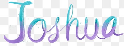 Joshua png script calligraphy font | Premium PNG - rawpixel