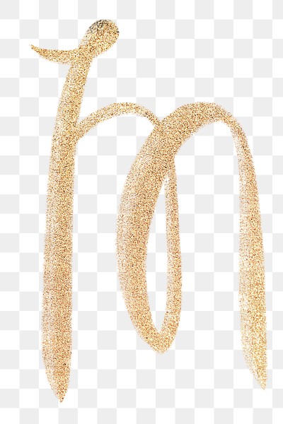 Letter M brush stroke png | Premium PNG - rawpixel