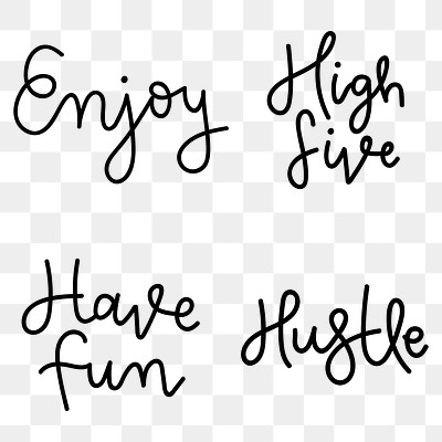 Png cursive fun words typography | Premium PNG - rawpixel