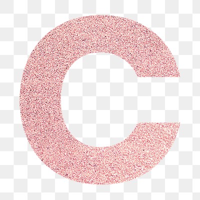 Glitter capital letter C sticker | Premium PNG Sticker - rawpixel