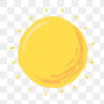 Hand drawn sun element png | Premium PNG Sticker - rawpixel