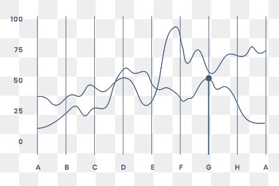 Marketing data curve graph png | Premium PNG Sticker - rawpixel