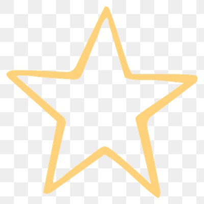 Pastel yellow star transparent png | Premium Icons Sticker - rawpixel