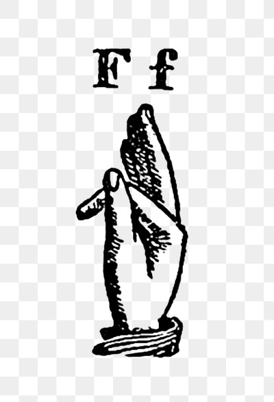 Sign language letter F What | Free Photo Illustration - rawpixel