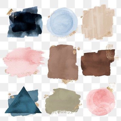 Watercolor smudge png clipart, circle | Premium PNG - rawpixel