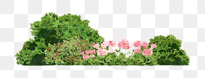 Garden landscape png sticker, watercolor | Premium PNG - rawpixel